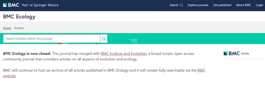 BMC杂志社旗下的这11本期刊不再被SCI收录_美必思医学编译
