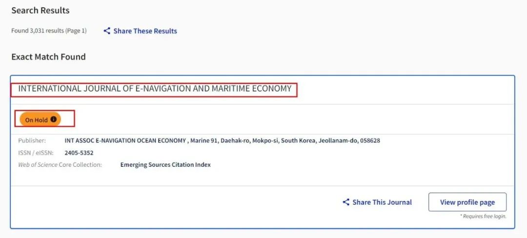 目前只有2本SCI期刊仍处于on hold状态_美必思医学编译