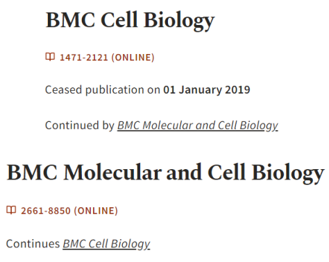 BMC杂志社旗下的这11本期刊不再被SCI收录_美必思医学编译
