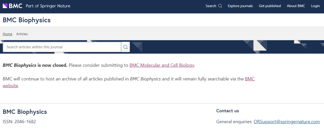 BMC杂志社旗下的这11本期刊不再被SCI收录_美必思医学编译